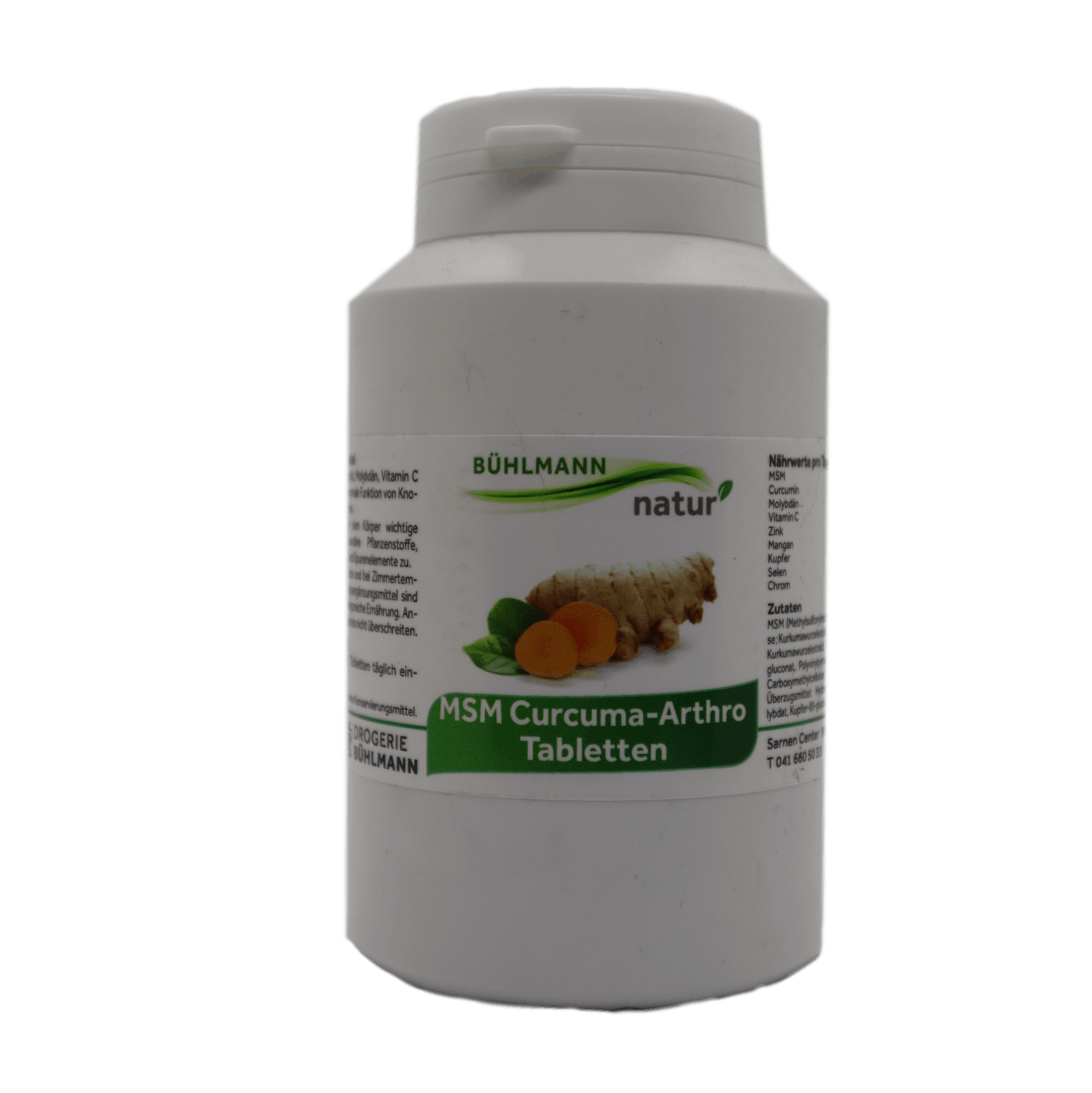 MSM Curcuma-Arthro Tabletten – Drogerie Bühlmann